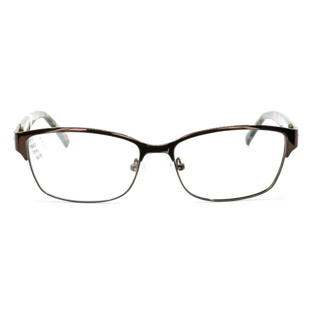 Luxe Women's Rectangular Eyeglasses, WLO353, Brown, 54-15-140 - Walmart.com