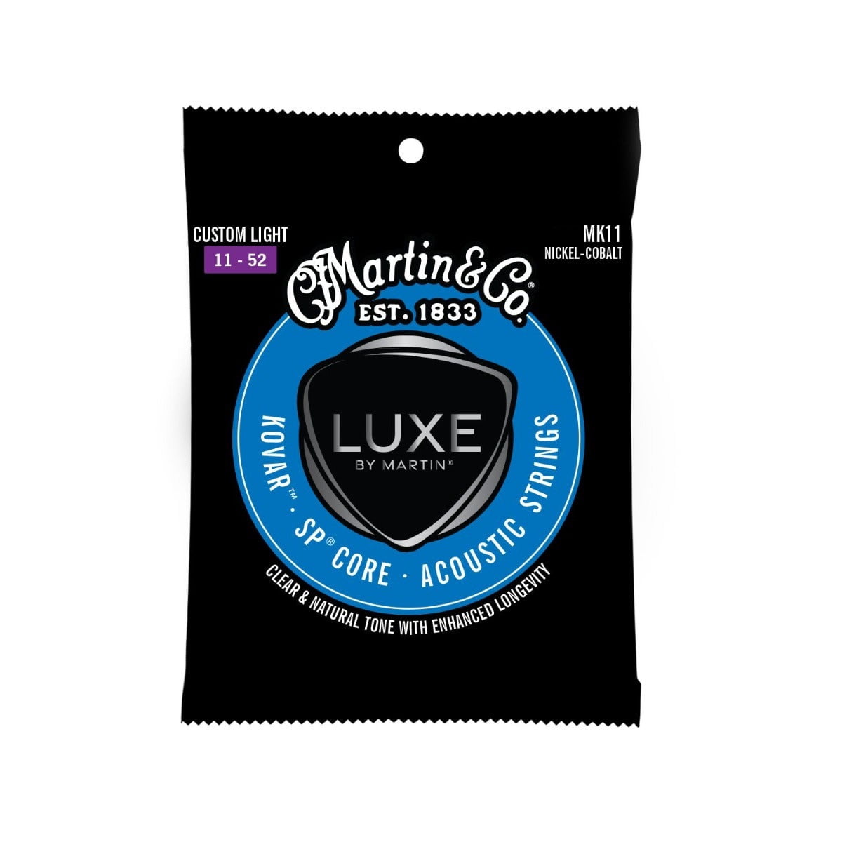 Martin Luxe MK11 Kovar Custom Light Gauge Acoustic Guitar Strings ...