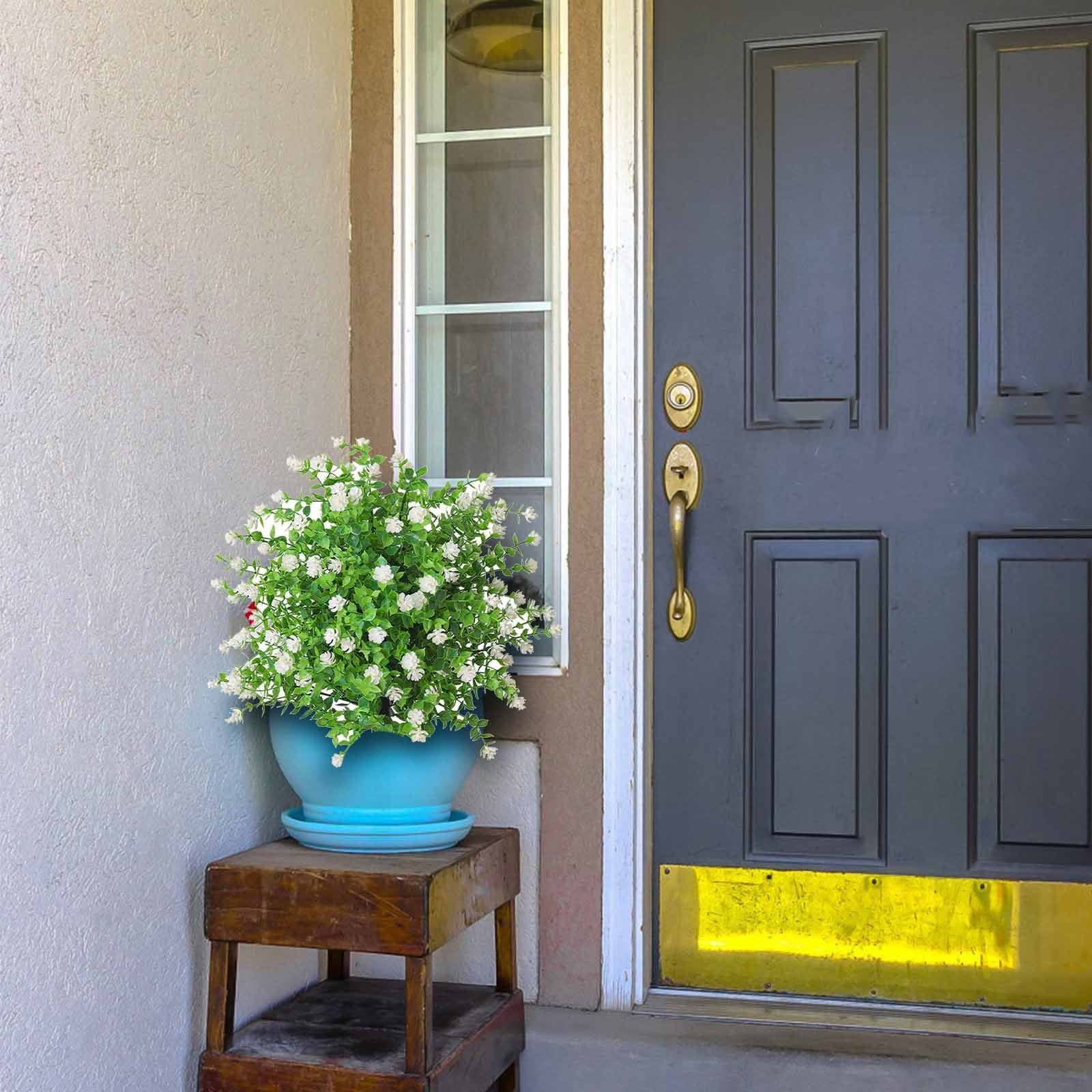 LuxeLiving Camellia Leaf Simulation Ground Planting, Realistic Plastic ...