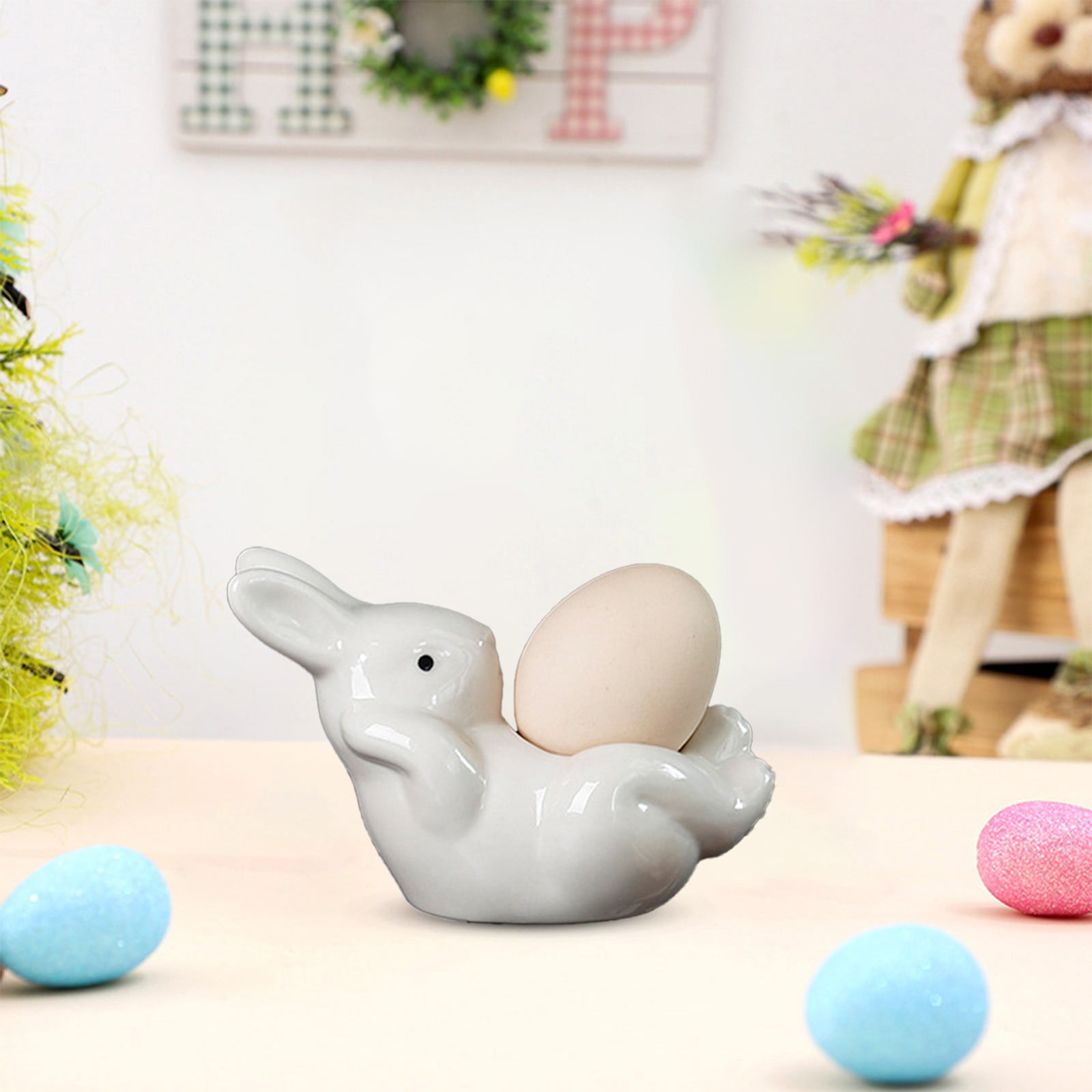 LuxeLiving Cute Animal-Shaped Ceramic Breakfast Tray, Decorative ...