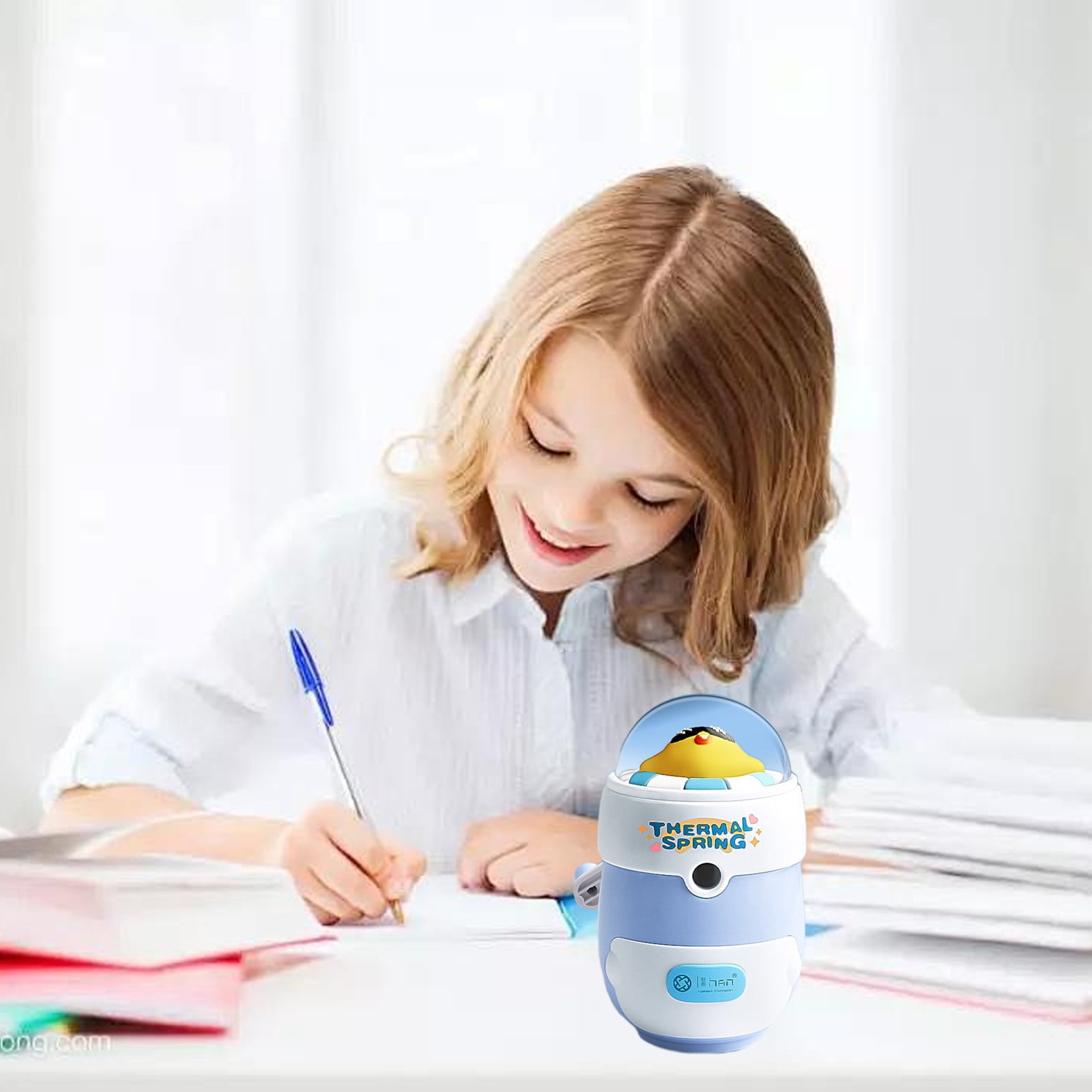 LuxeLiving Hand-cranked Pencil Sharpener for Primary Students, Plastic ...