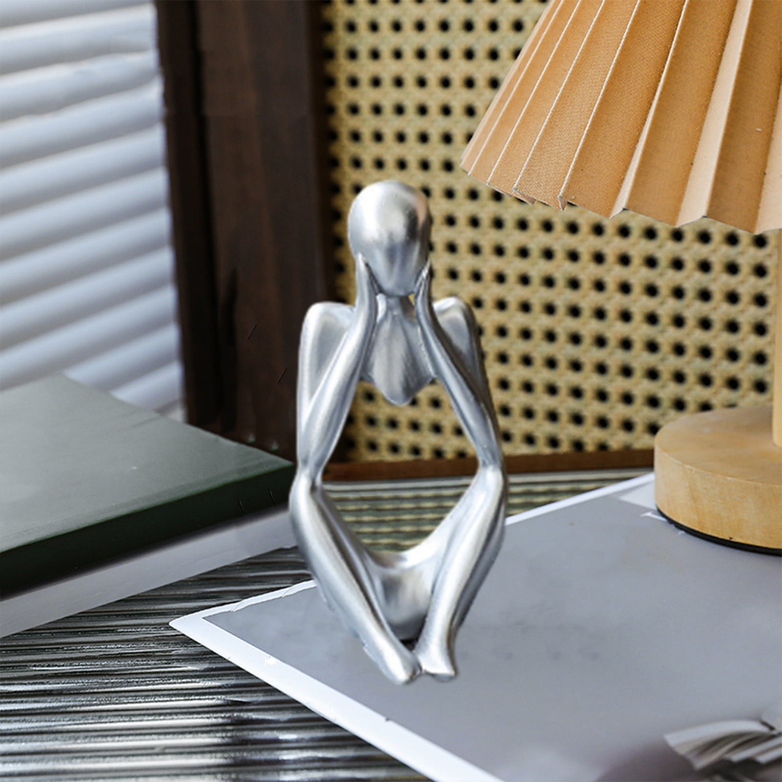 LuxeLiving Modern Abstract Mini Decorations, Plastic Home Accessories ...