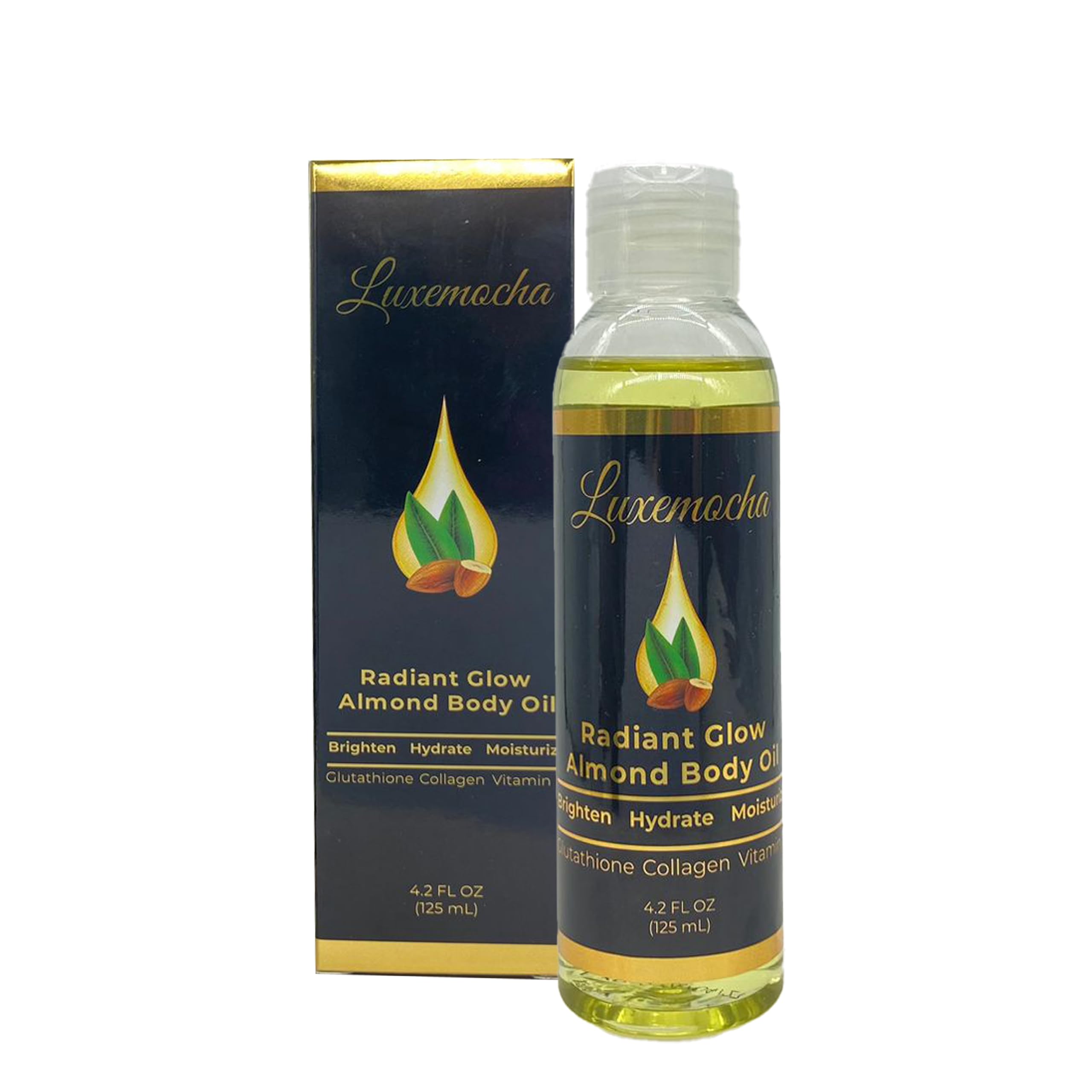 LuxeMocha Skin Brightening Body Oil HYZ01 - with Collagen, Glutathione ...