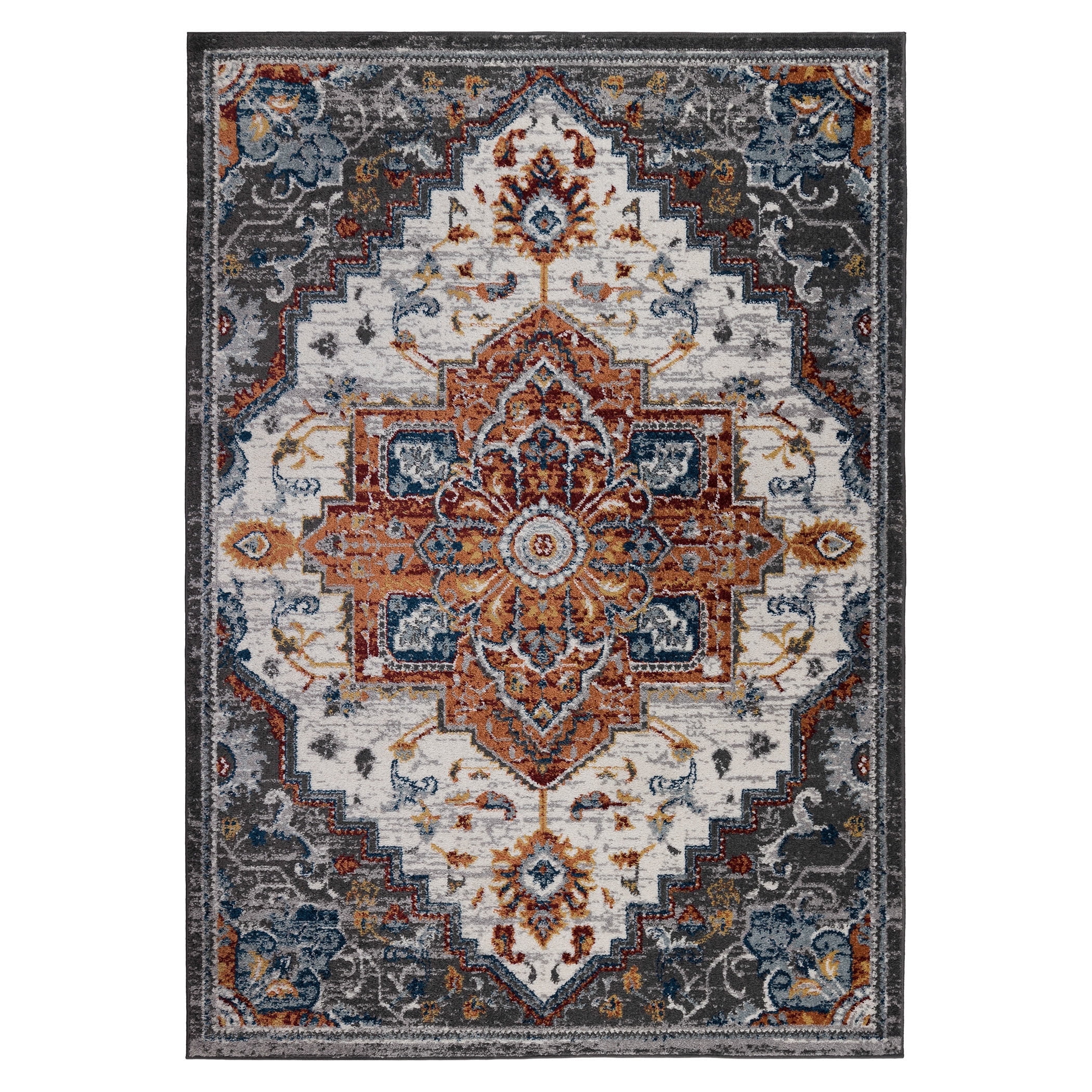 Luxee Designs Alexandria Collection 8x10 Area Rug, Medallion Rugs for ...