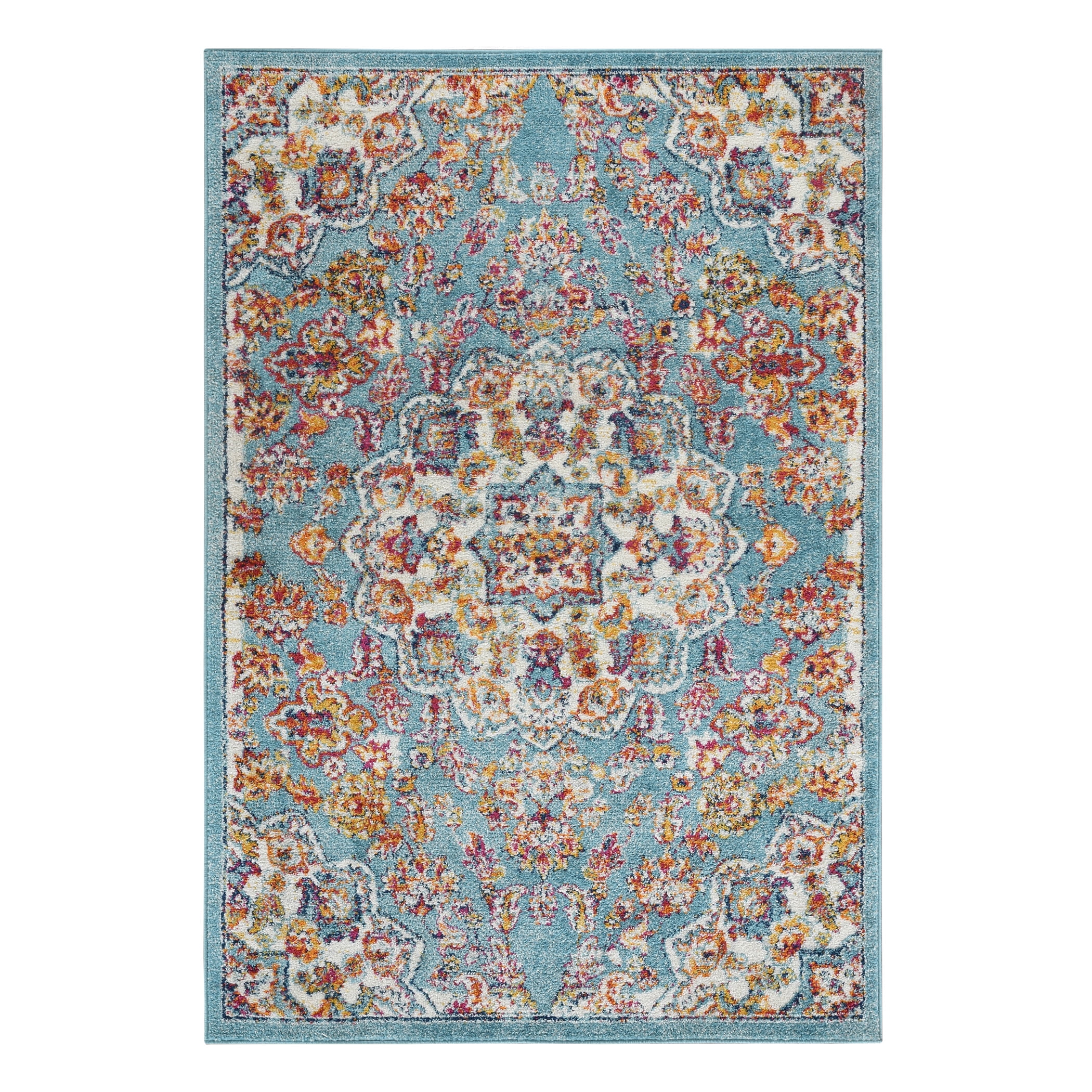 Luxee Designs Alexandria Collection 2x3 Area Rug, Medallion Rugs for ...