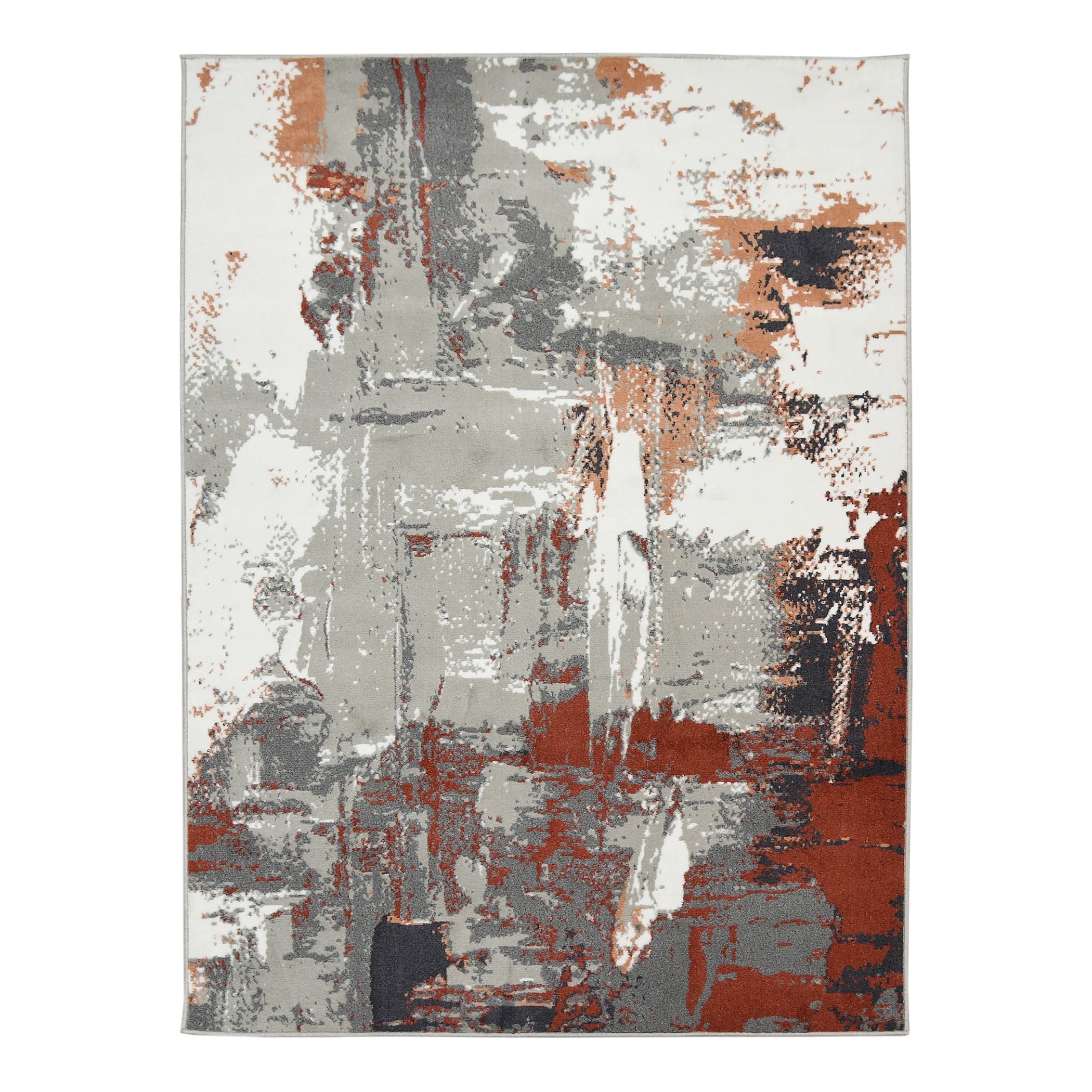 Luxee Designs Alpine 5x7 Area Rug, Low Pile Stain Resistance Abstract ...