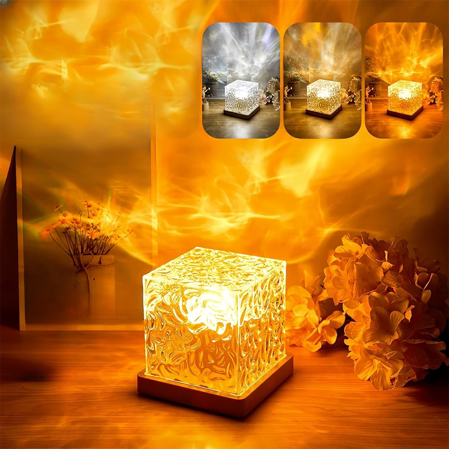 Luxela Lamp, Luxela Lamp Cube, Northern Lights Wave Projector Light ...