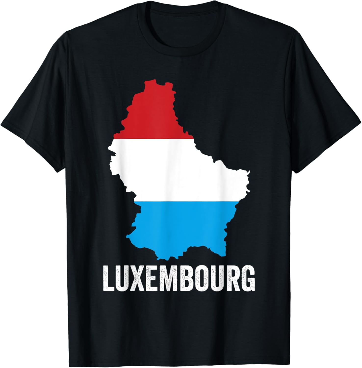Luxembourg Flag and Map - Vintage Luxembourg Roots T-Shirt - Walmart.com