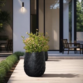 TerraDeco 31.5 Inch Tall Roman Column Concrete Planter（14.2Dx31.5H，36 ...