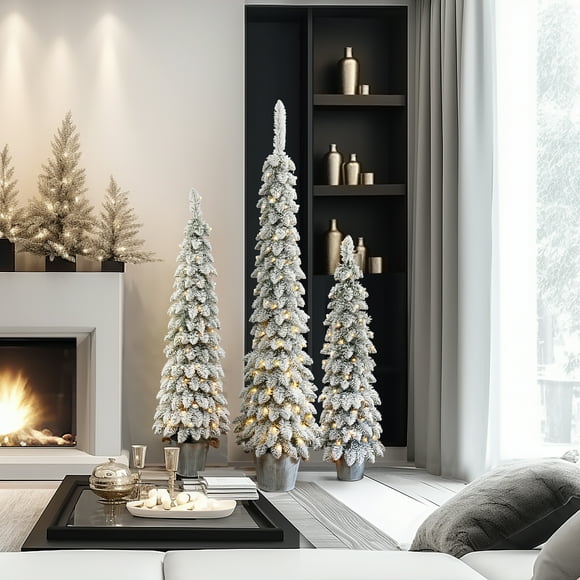 3 Christmas Tree Set