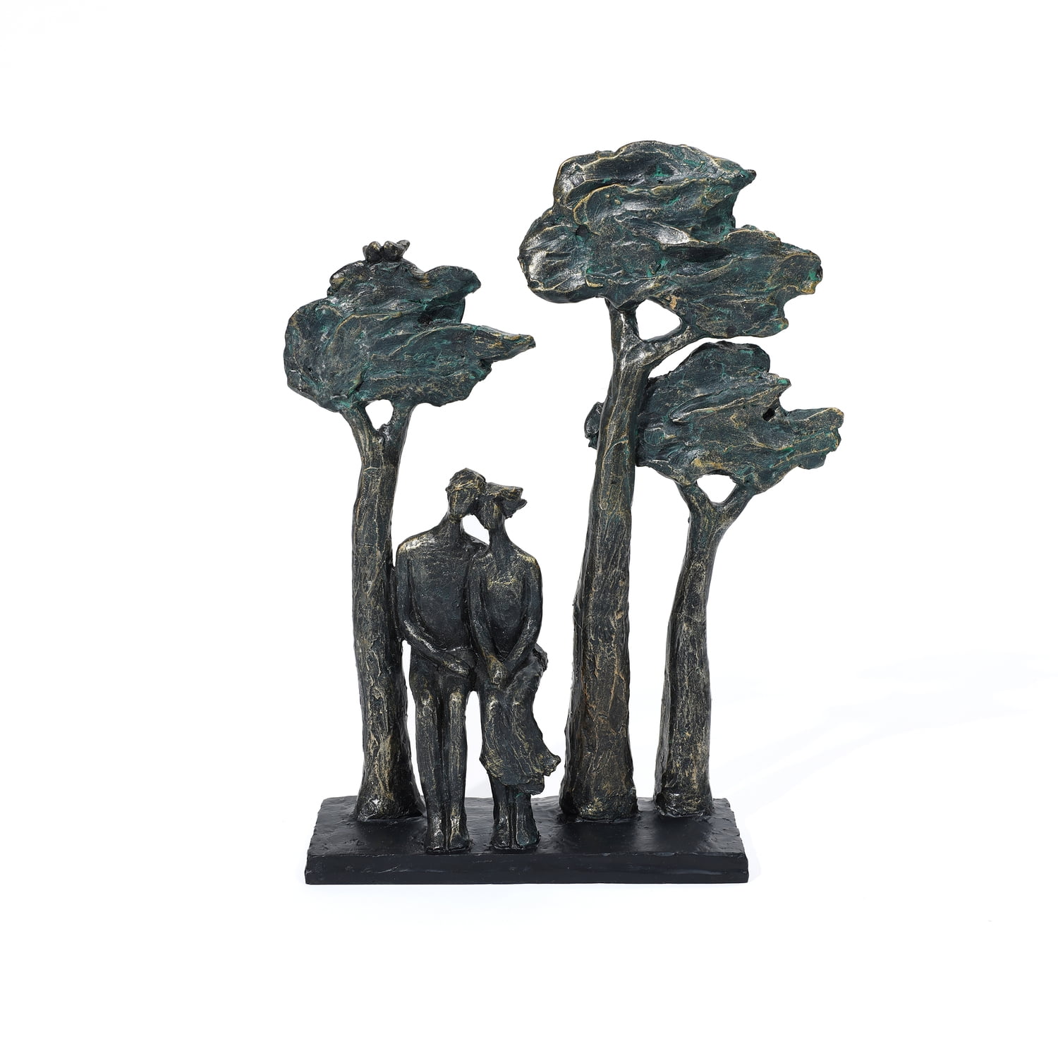 LuxenHome Resin Couple Love Windy Tabletop Decor - Walmart Business ...