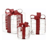 Costway 15 Stacked Pre-Lit Gift Box Tower 67'' Lighted Present ...