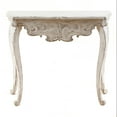 LuxenHome Vintage Off White Wood Console and Entry Table - Walmart.com