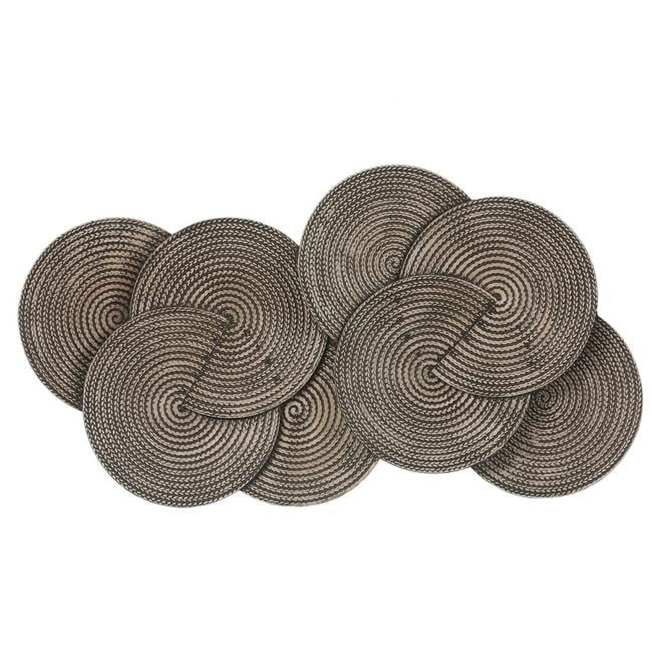 LuxenHome WHA1477 Rustic Metal Spiral Plates Wall Decor, Gray - Walmart.com