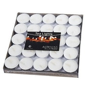 Long Last Bulk Pack Amari White Unscented Indoor/Outdoor Tealight ...
