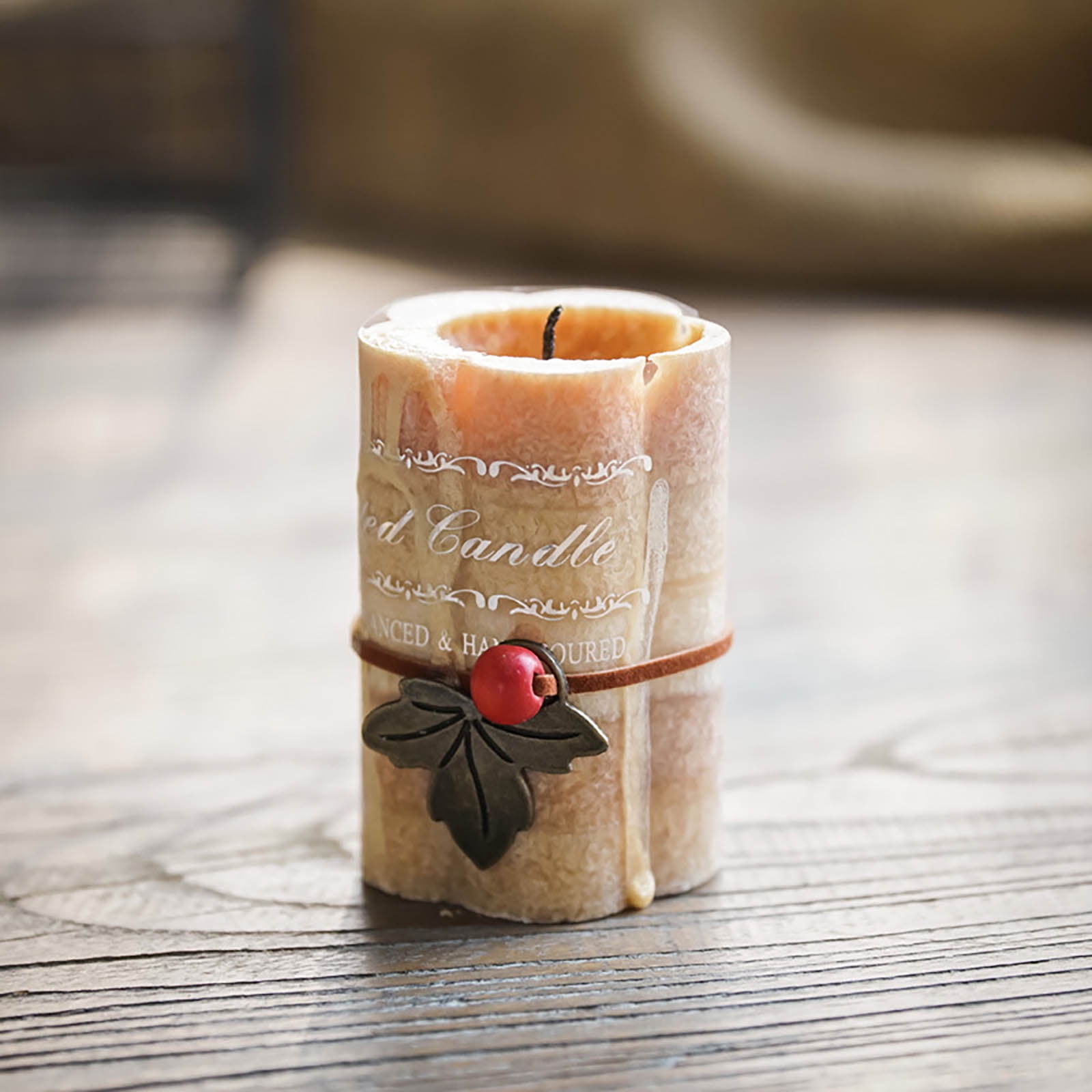 Luxicdy Pillar Candles-Immeiscent Aromatherapy Scented Candles -Mottled ...
