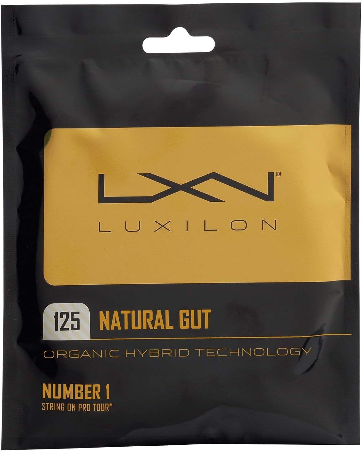 Luxilon Natural Gut Tennis Racquet String Sets - 16 and 17 Gauge - in ...