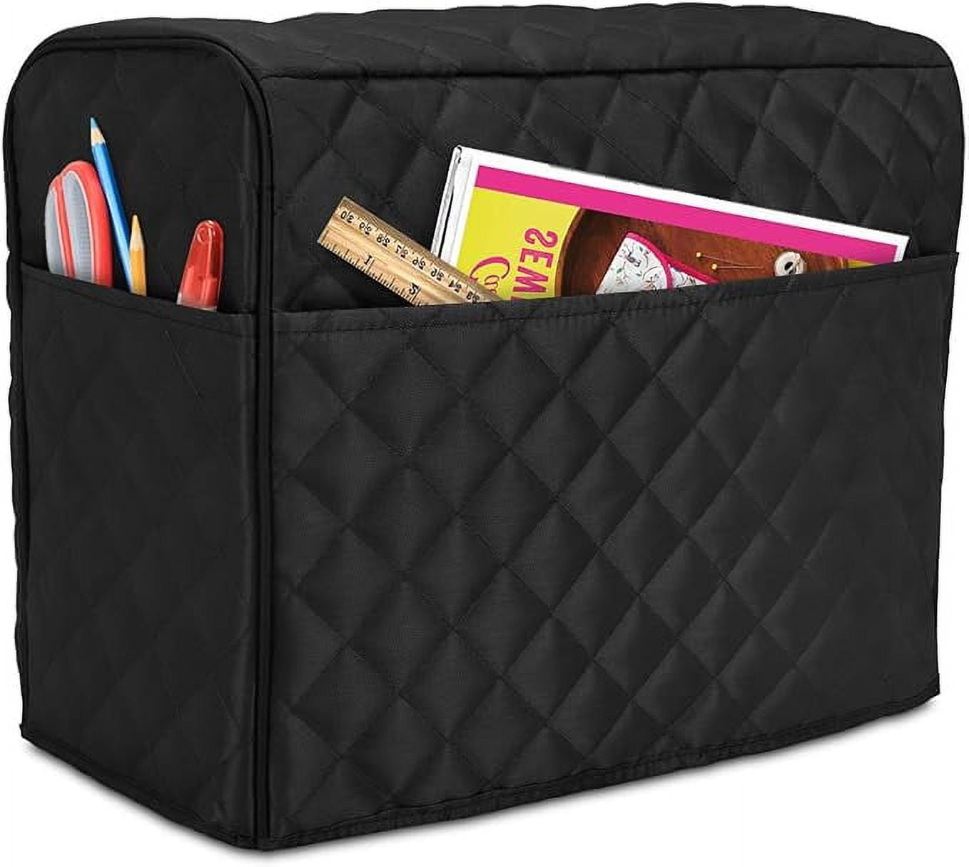 Luxja Dust Cover for Sewing Machine, Sewing Machine Cover with Pockets ...