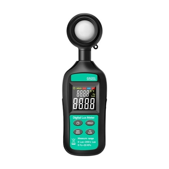 Luxmeter Digital Light Meter 200K Lux Meter Photometer UV Meter UV ...