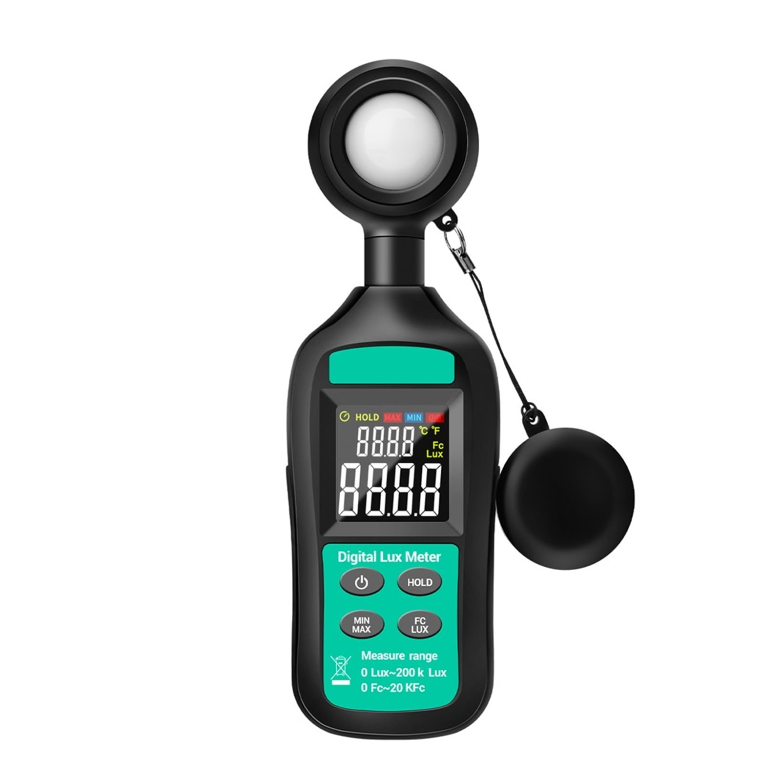 Luxmeter Digital Light Meter 200K Lux Meter Photometer Uv Meter UV ...