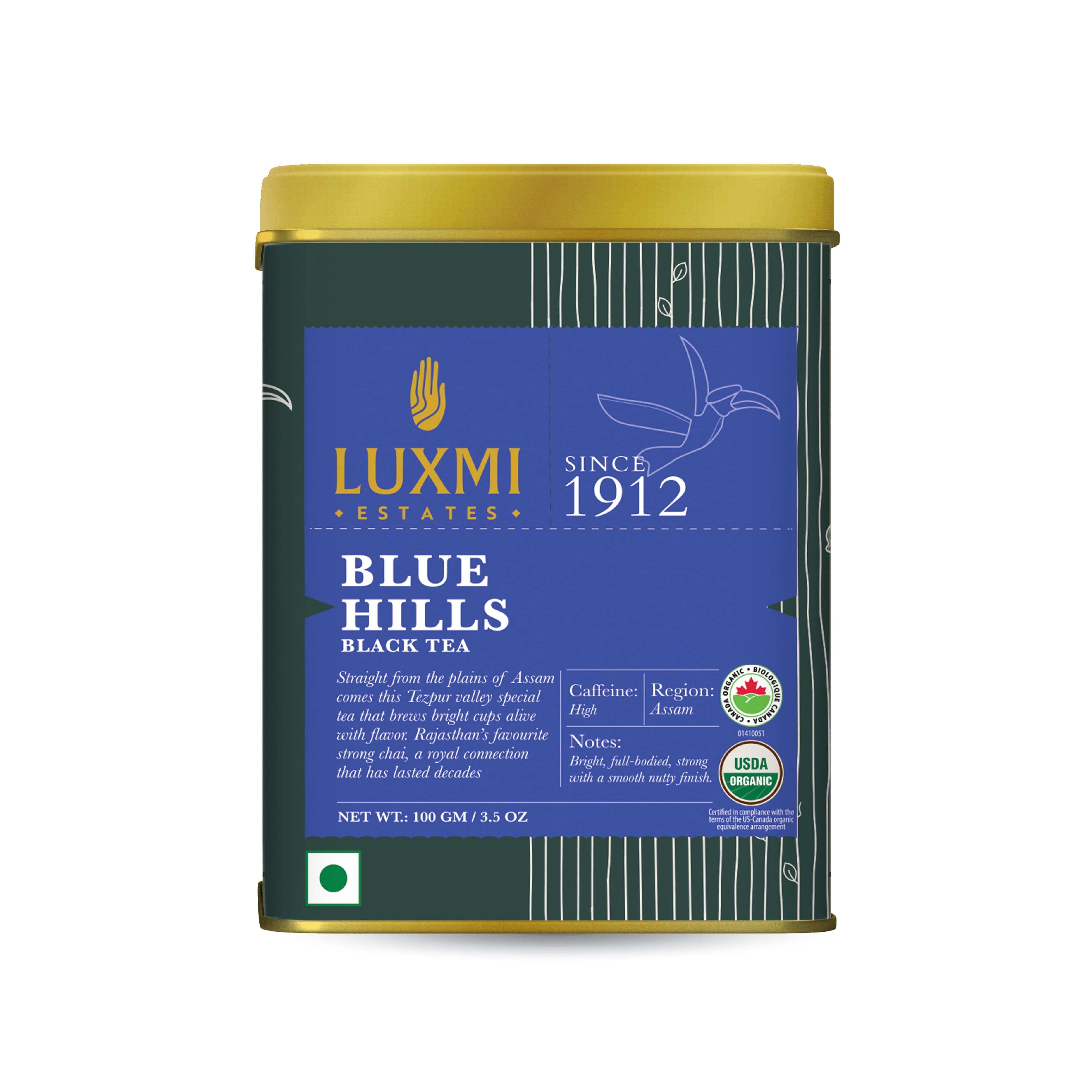 Luxmi Estates - Blue Hills - Organic CTC Assam Black Tea - Loose Leaf ...