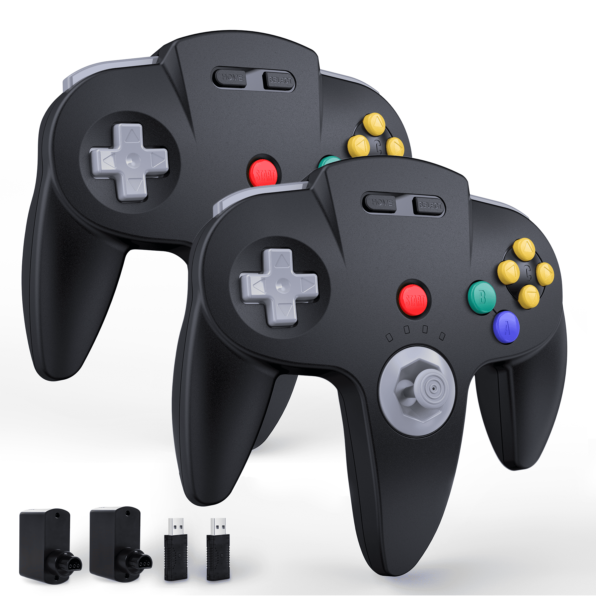 Luxmo 2.4 GHz Wireless Controller for N64 Console , Switch, PC, MacOS ...