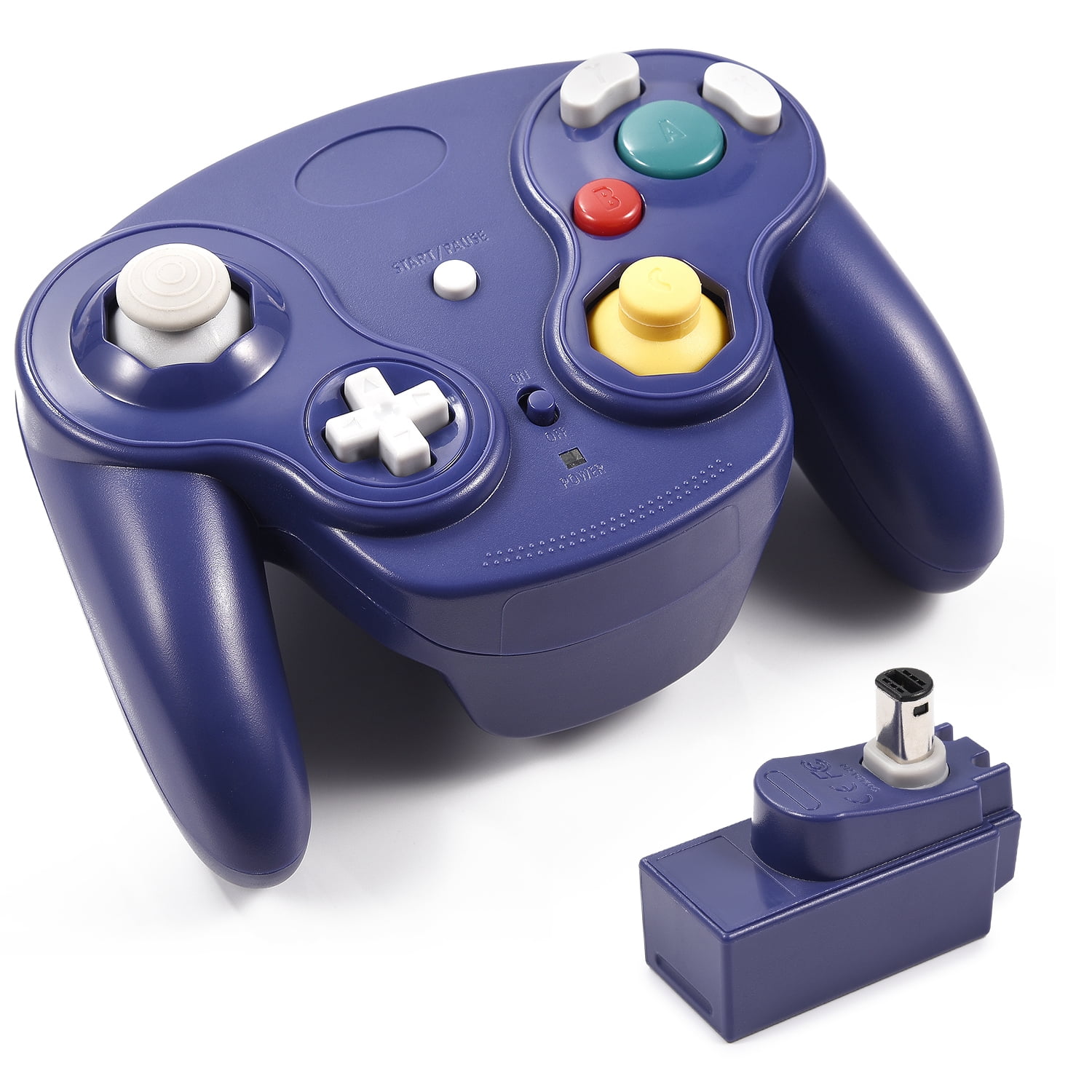 Luxmo 2.4G Wireless Gamecube Controller with Receiver Adapter for Wii ...