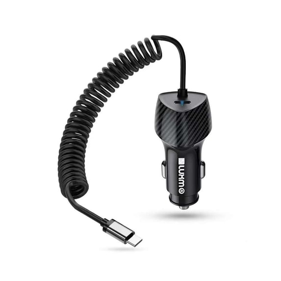 Luxmo 40W (20W + 20W) USB-C Car Charger Fast Charging PD Adapter (USB-C ...