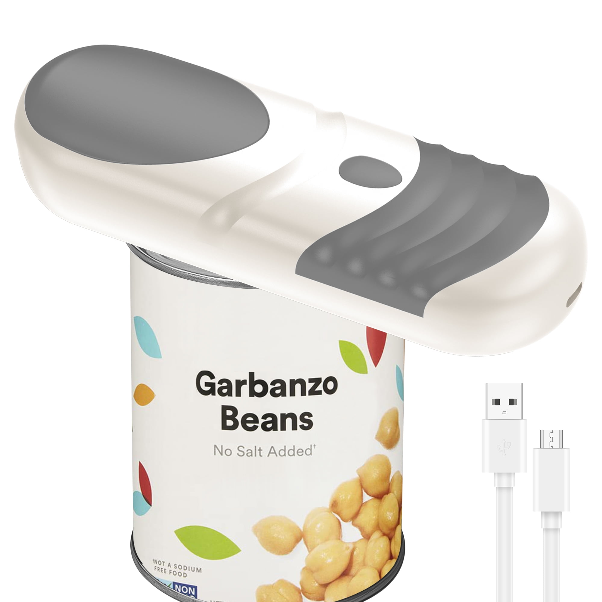 Luxmo Rechargeable Electric Can Opener, One-Button Switch On & Off ...