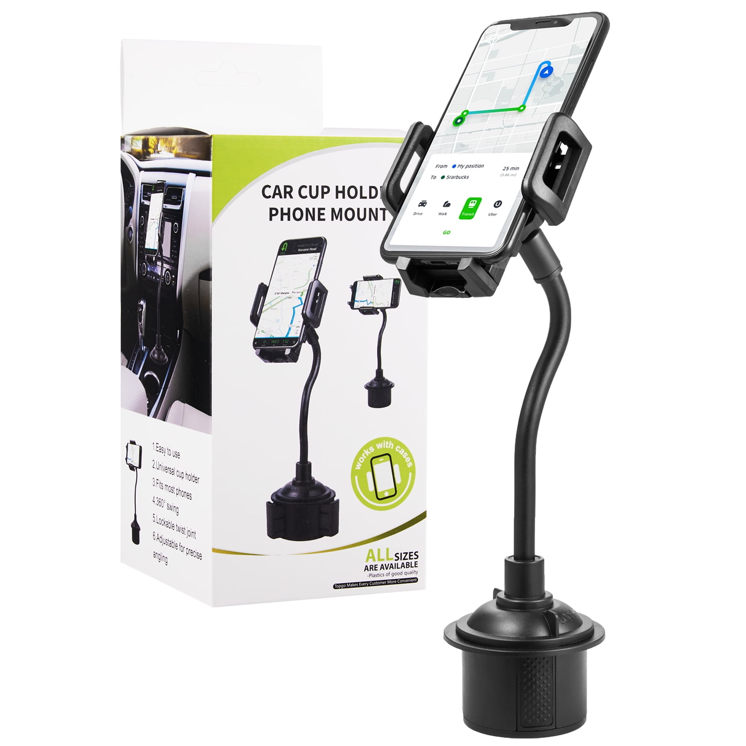 Luxmo Universal iPhone Mobile Cell Phone Adjustable Quick Release and ...