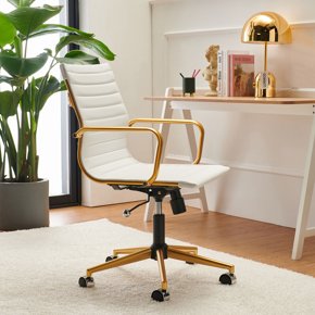 White Gold Office Chair