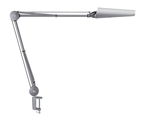Luxo 16715AG Air Halogen Task Light, Edge Clamp, 35W, 24" Arm, Aluminum ...