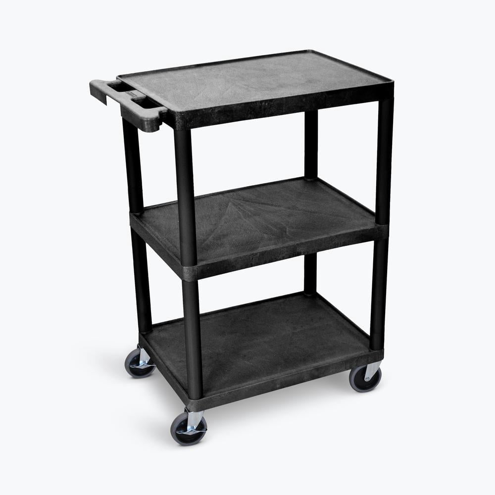 Flat-Shelf Cart - Three Shelves - Walmart.com