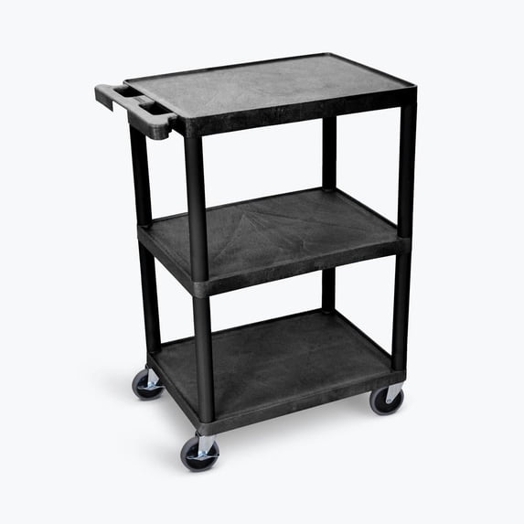 Flat-Shelf Cart - Three Shelves - Walmart.com