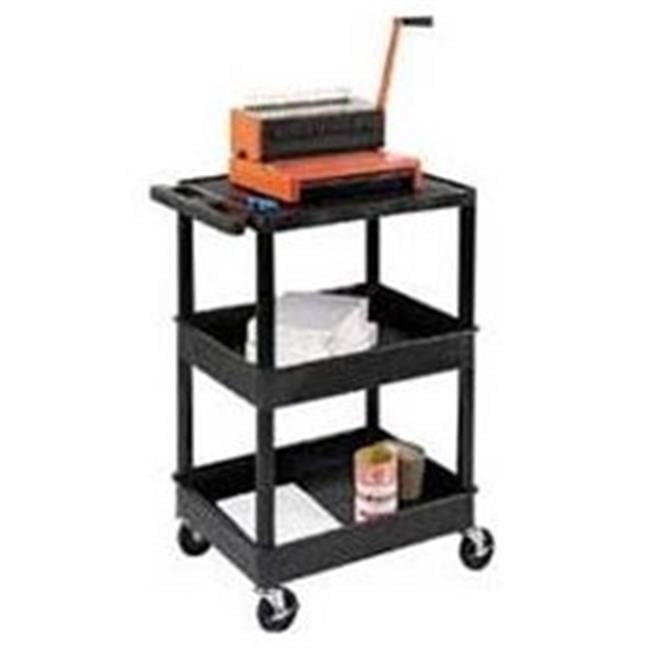 Luxor 24'' x 18'' x 36-1/2'' Utility Cart - Red - Walmart.com