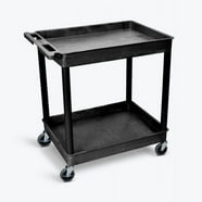 winco usa 3-tier utility cart, gray - Walmart.com