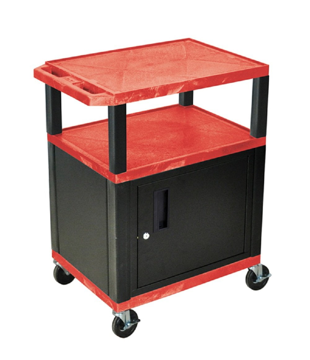 Luxor 34"" Multipurpose Multimedia Presentation Portable Rolling Tuffy ...