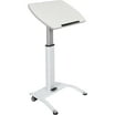 Stand Up Desk Store Pneumatic Adjustable-Height Lectern with Casters ...