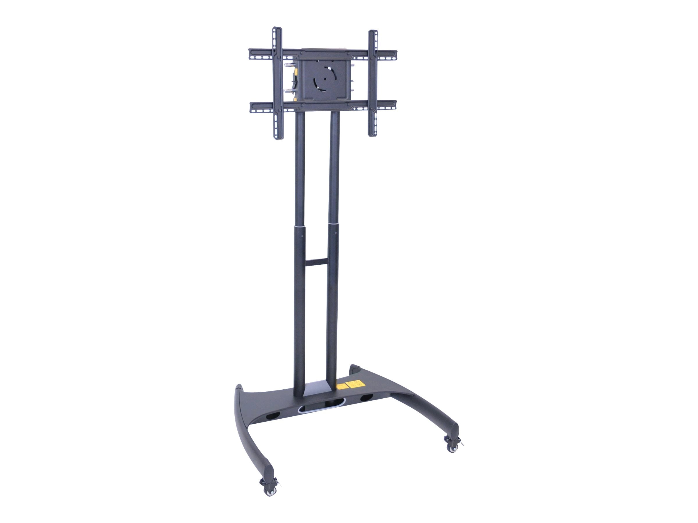 Luxor Adjustable Height Rolling Flat Panel Cart - Walmart.com