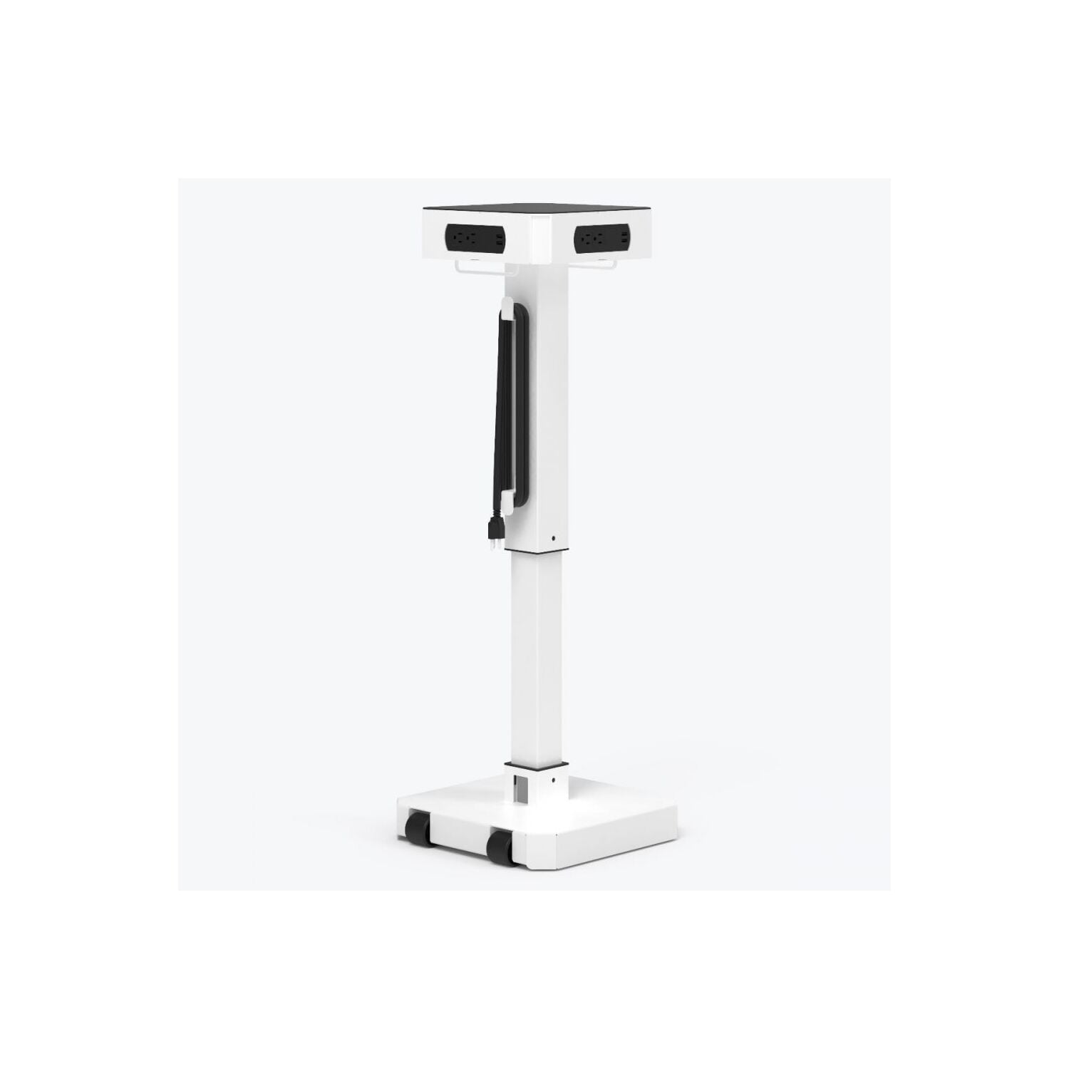 LUXOR LUXPWR-WH LuxPower Mobile AC and USB Charging Tower - Walmart.com