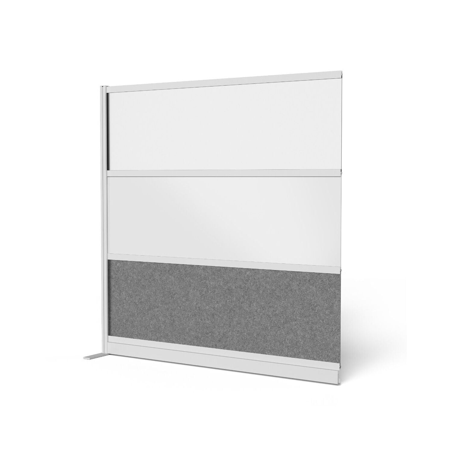 Luxor Modular Wall Room Divider System - Silver Frame - 70" x 70" Add ...