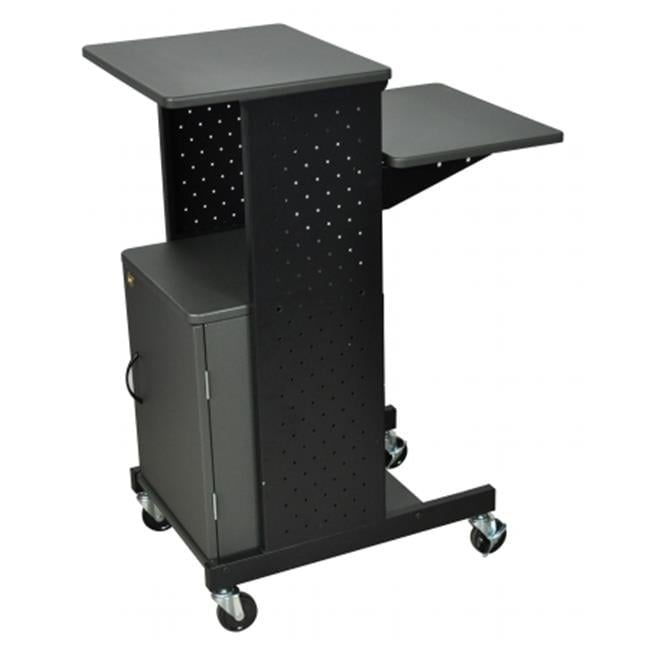 Luxor Presentation Station with Locking Cabinet - Walmart.com
