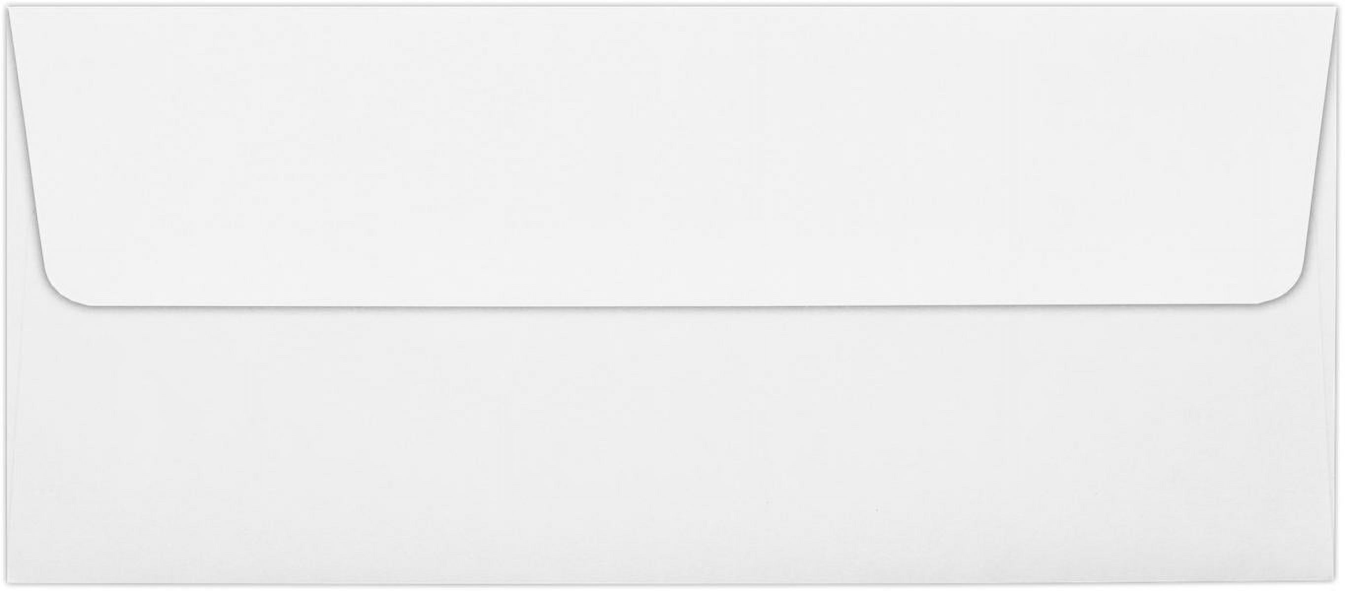 Luxpaper #10 Square Flap Envelope, 4 1/8 X 9 1/2, White, 1000/Pack ...