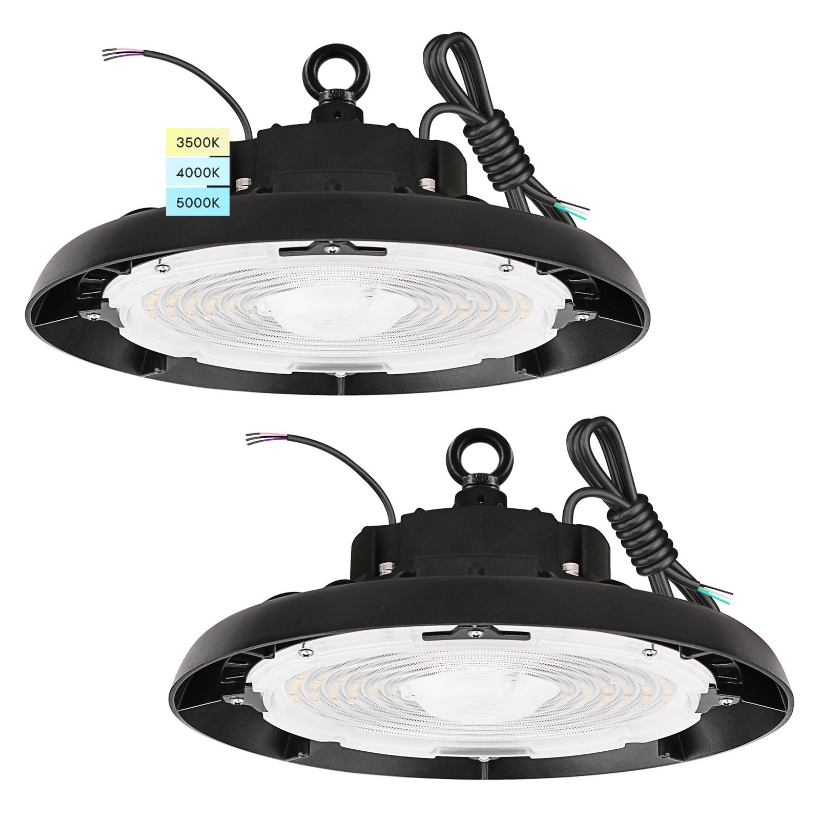 Luxrite 100/120/150W UFO High Bay LED Shop Lights, Up to 22500 Lumens ...