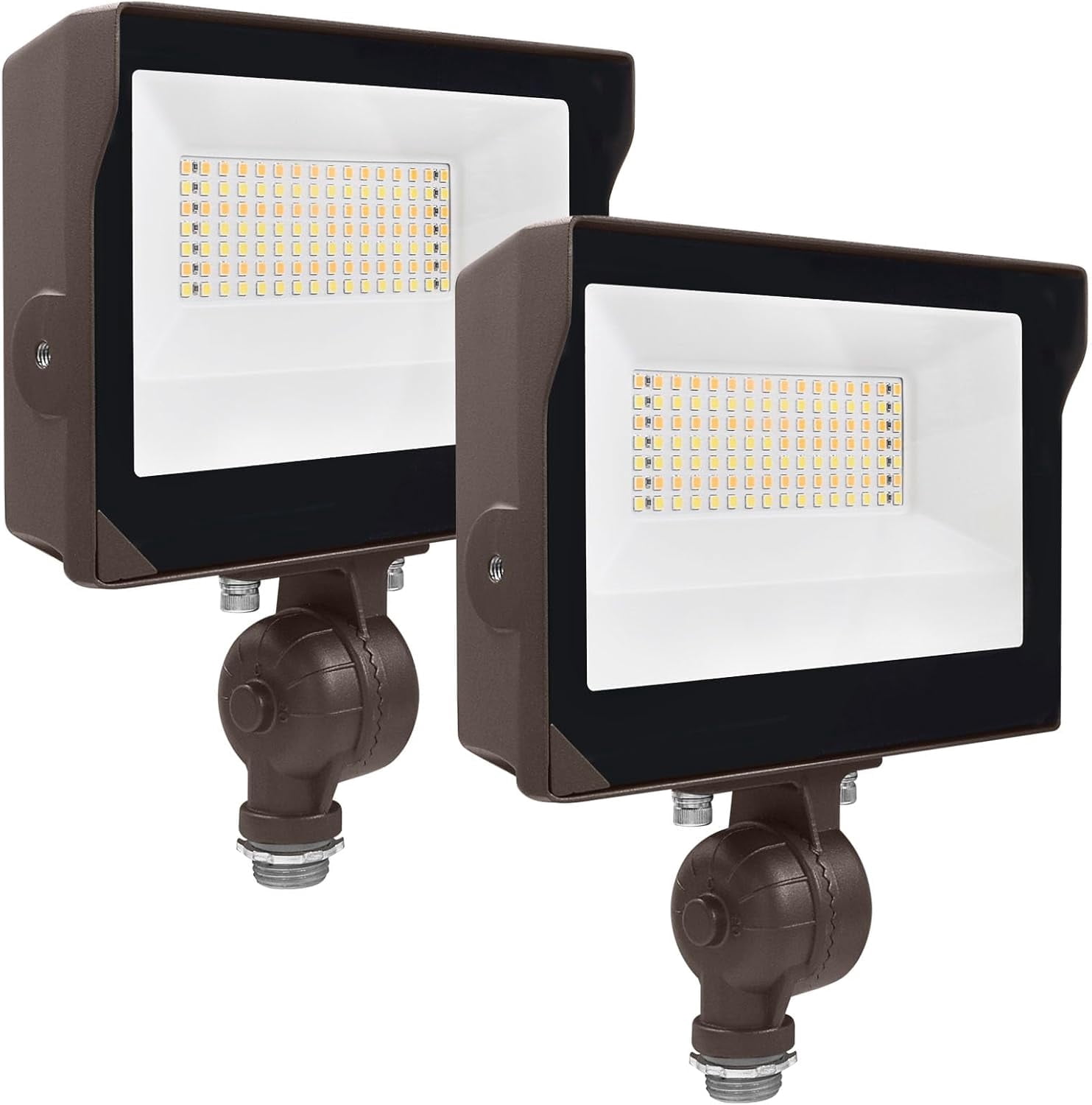 Luxrite 15/25/35W LED Flood Lights Photocell Up to 5110LM 3CCT IP65 2 ...