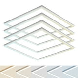 Luxrite 2x2 FT Edge-Lit Frame LED Panel Lights, 5CCT 3000K-6500K, 2600 ...