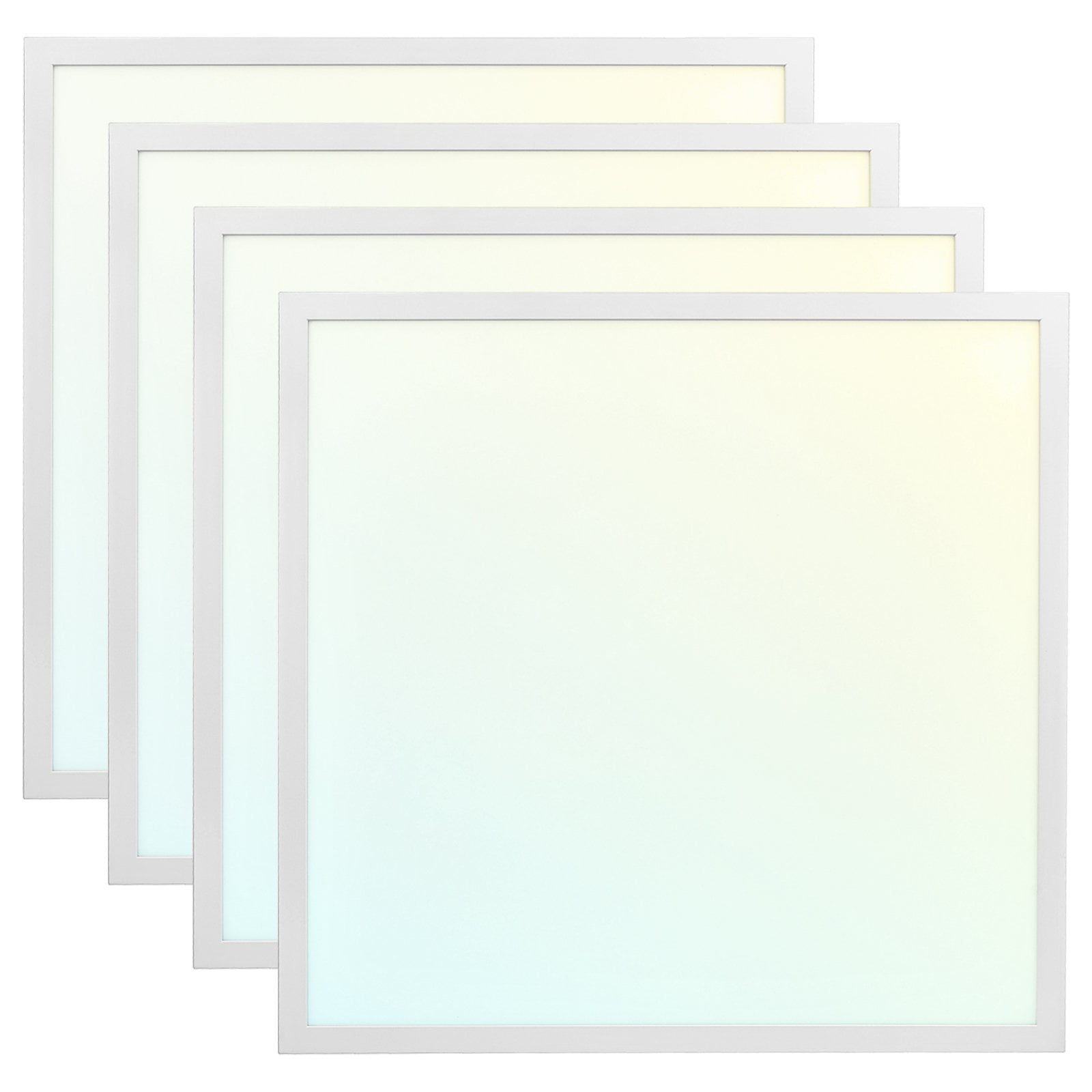 Luxrite 2x2 FT LED Panel Light, 5CCT 3000K - 6500K, 20W/30W/40W, 5000 ...