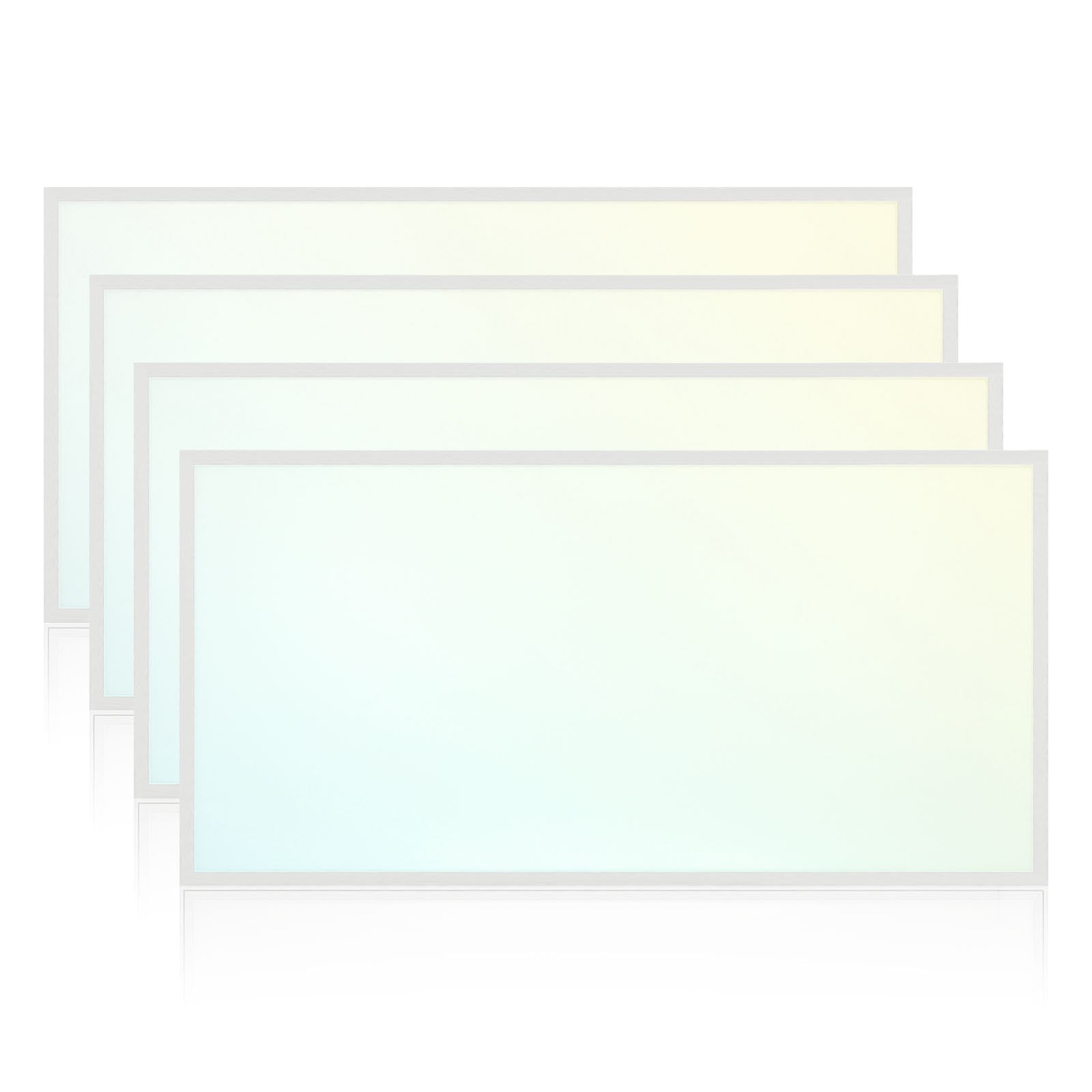 Luxrite 2x4 FT LED Panel Light, 5CCT 3000K - 6500K, 30W/40W/50W, 6250 ...