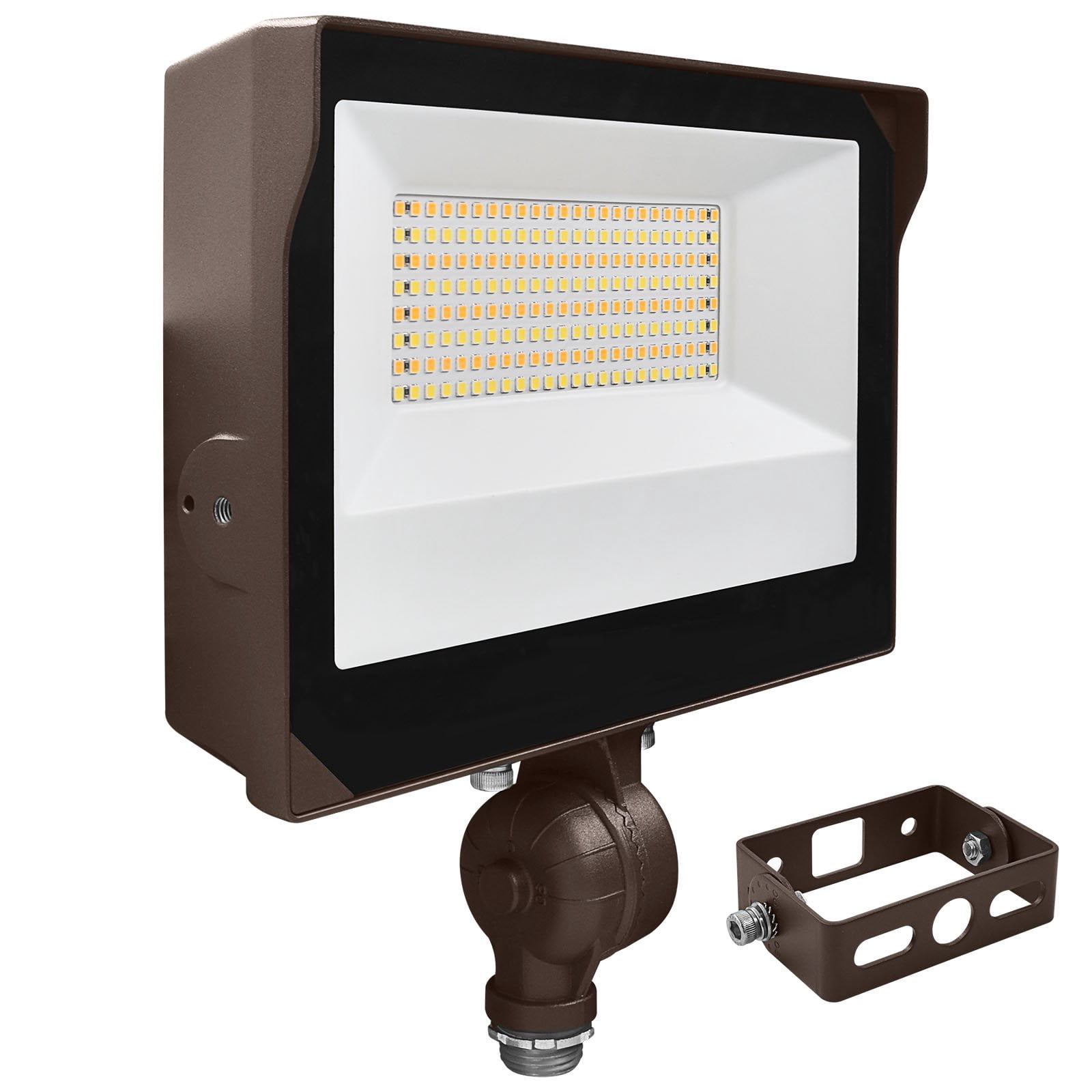 Luxrite 35/50/60W LED Flood Lights Photocell Up to 8760LM 3CCT IP65 ...