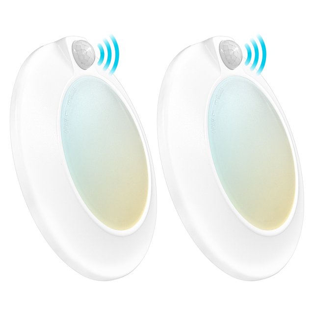 Luxrite 4 inch LED Motion Sensor Ceiling Light, 120V, 3 Color ...